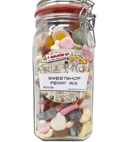 Penny Mix Kilner Jar: Mouthwatering Sweets | AQuarterOf