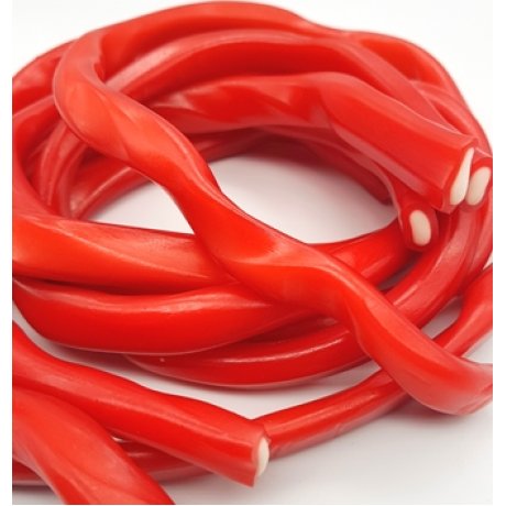 Giant Strawberry Cables (4 Pack): AQuarterOf Retro Sweets
