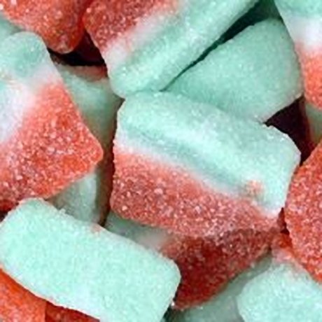 Watermelon Chunks From A Quarter Of...