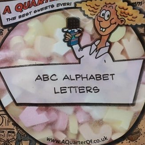 ABC Alphabet Letters: Mouthwatering Sweets | AQuarterOf